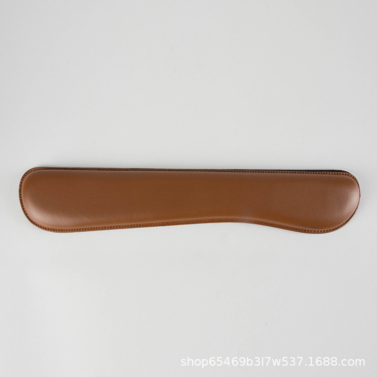 Sealed high-end PU leather soft-surface wrist mouse pad keyboard wrist ...