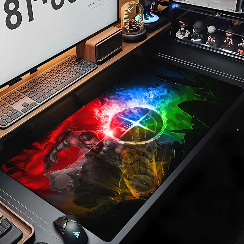 ♥ Large Game League Of Legends Mouse Pad Gamer Cabinet Keyboard Deskmat ...