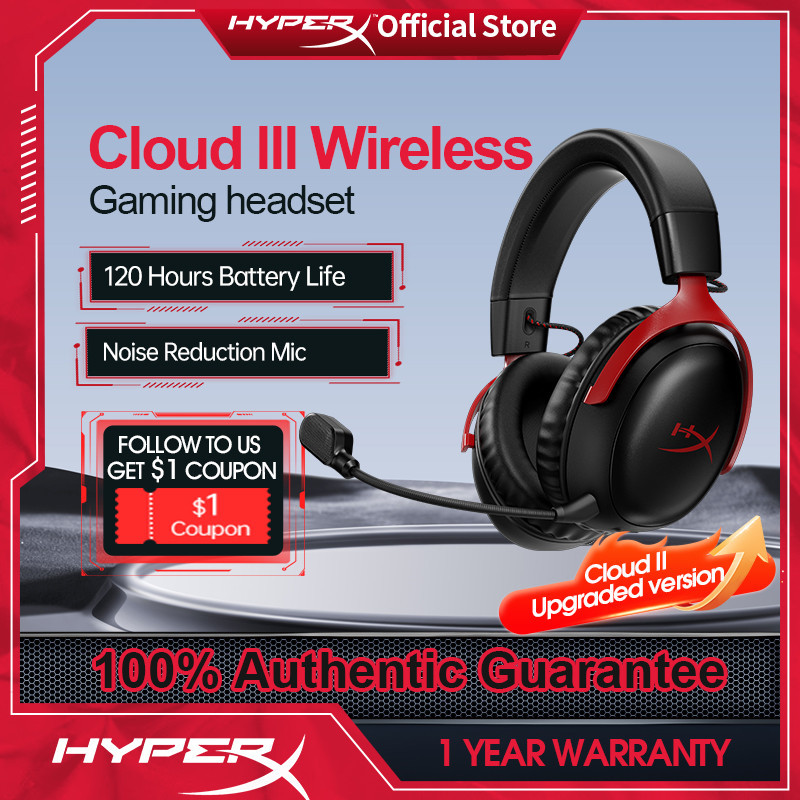 HyperX Cloud 3 IIl Wireless Gaming Headset FPS headset Noise ...