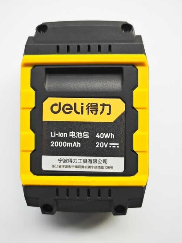Deli 20V impact drill DL6264 lithium 2000mAh battery pack | Shopee ...