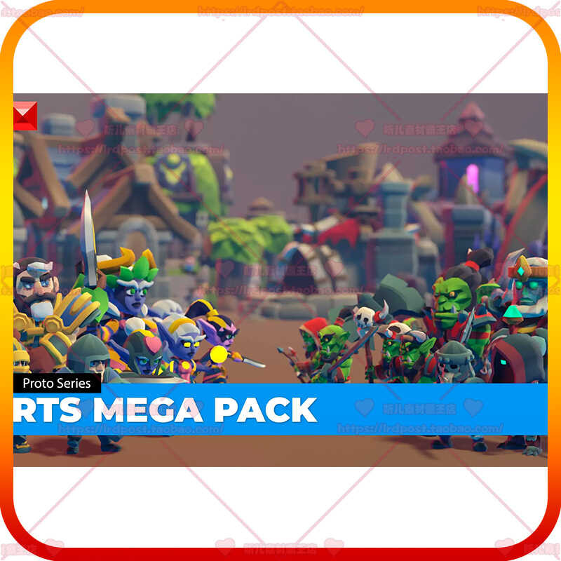 Unity3d Tower Defense COC Strategy Game Character Scene Model Human Orc ...