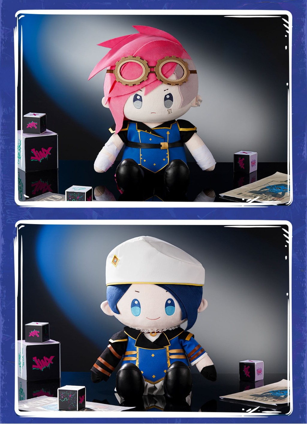 Jinx Official original authentic product Short Plush Stuffed Arcane ...