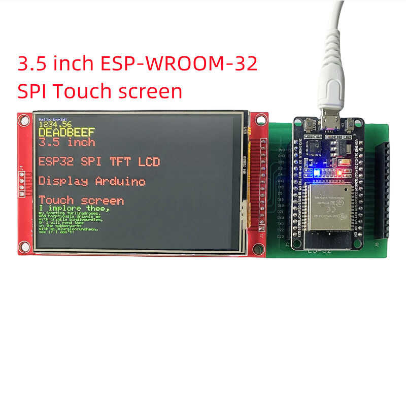 3.5 Inch TFT SPI LCD Display Module 320Rgbx480 Ili9488 With/Without ...