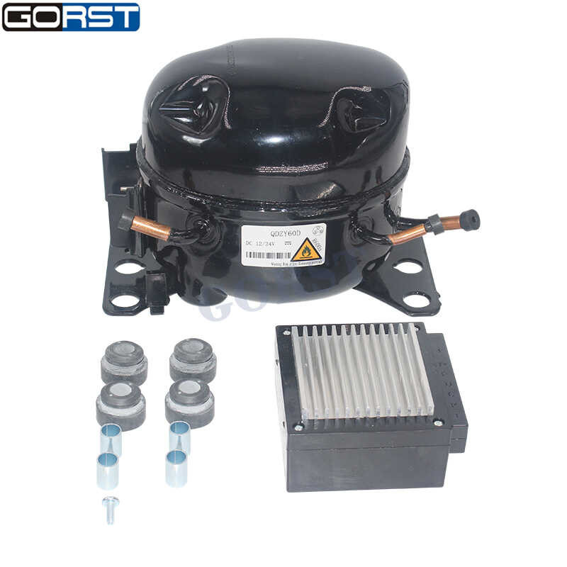 12V 24V DC Car Refrigeration Air Compressor Fridge Freezer Marine Solar QDZY60D R600A | Shopee ...