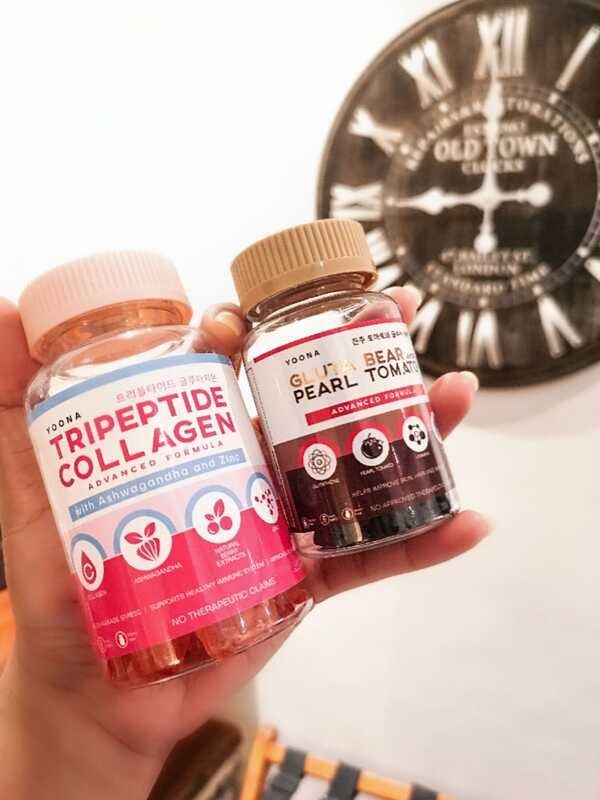 M07 YOONA Tripeptide Collagen/Gluta Bear with Pearl Tomato (60 gummies ...