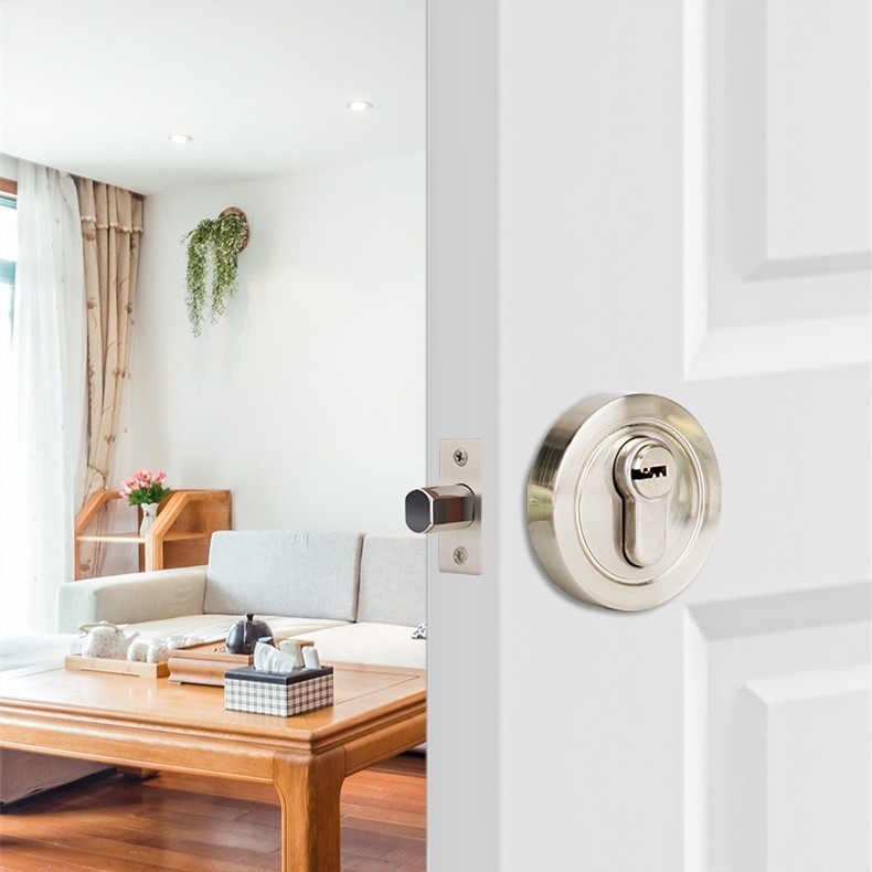 304 Stainless Steel Atresia Double-sided Gold Invisible Lock Mortice ...