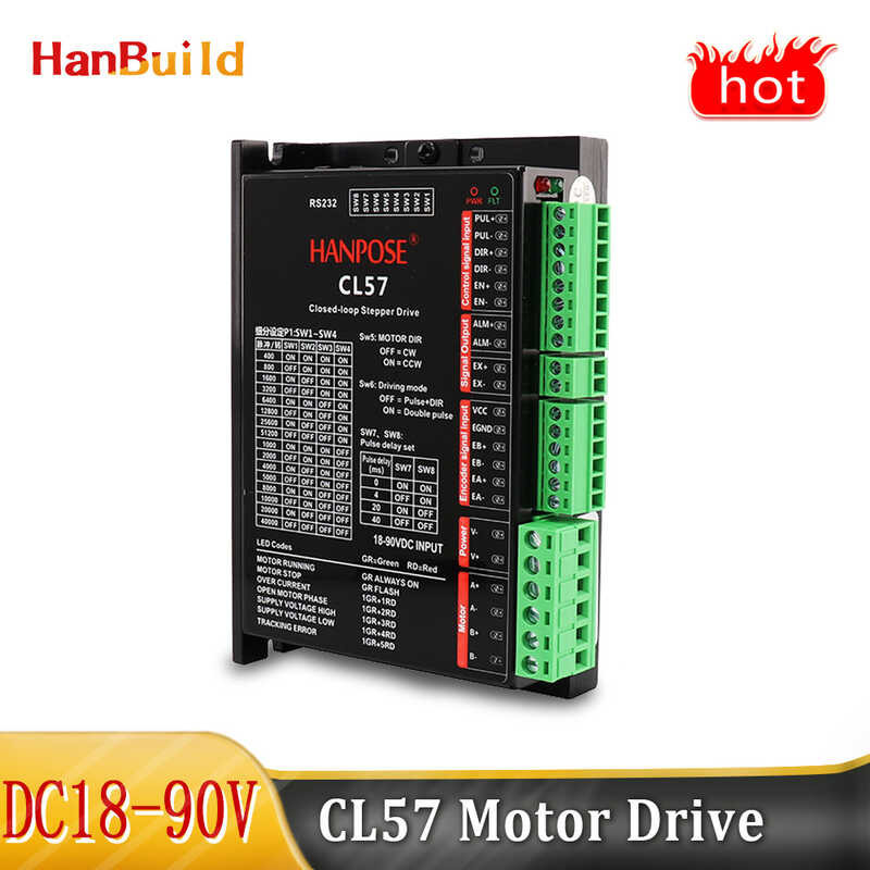 Cl57 Servo Closed Loop Nema23 Stepper Driver Vdc18-90V 57 Motor For 3D ...