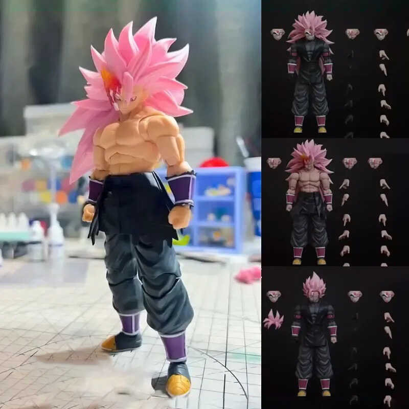 Kong Studio Beast Deities Dragon Ball Ssj3 Mask Goku Black Action ...