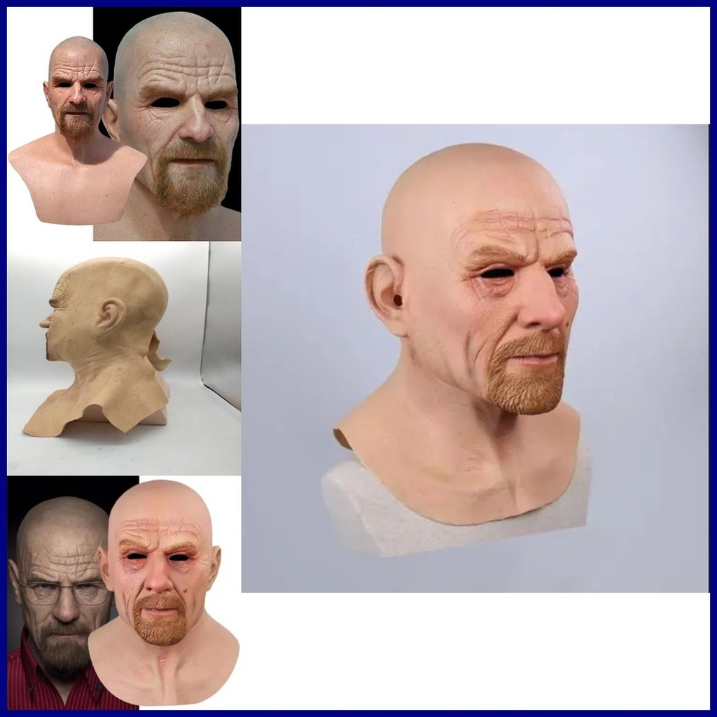 Breaking Bad Costume Accessory Latex Mask With Bald Head6FIL 6tbl ...