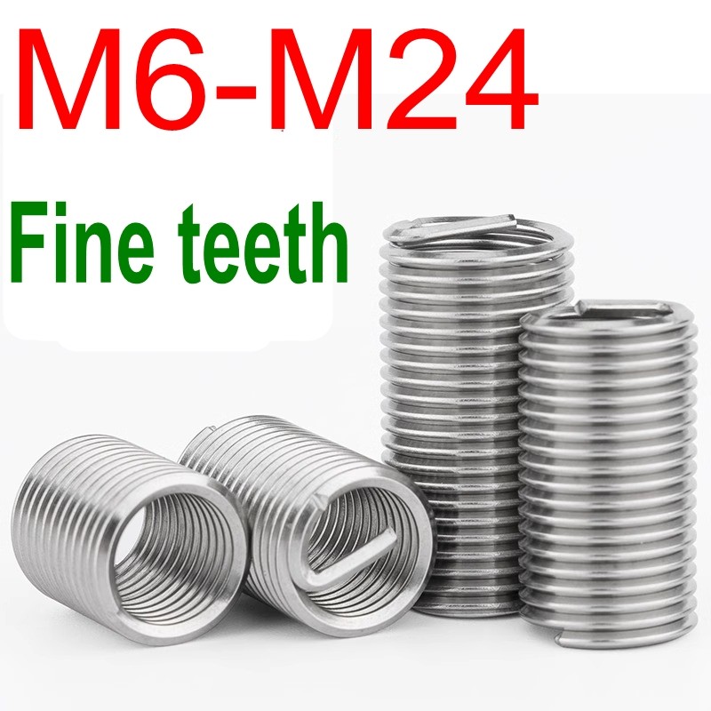 Fine toothed 20pcs-2pcs M6-M24 304 Stainless Steel Helicoil Thread ...