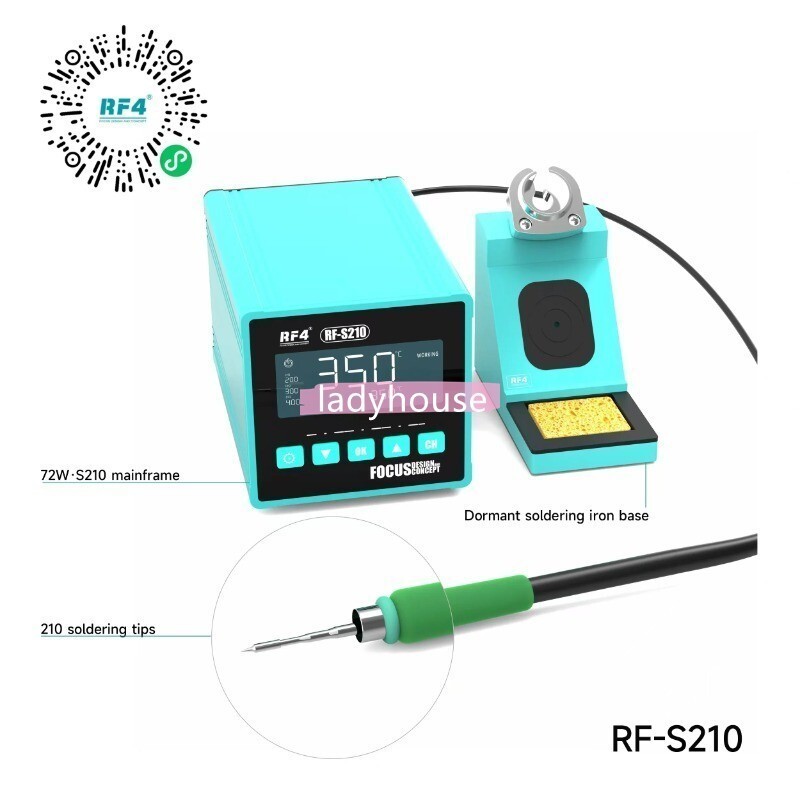 Original New NEW RF4 RF-S210 Smart Soldering Iron BGA PCB SMD Handle ...