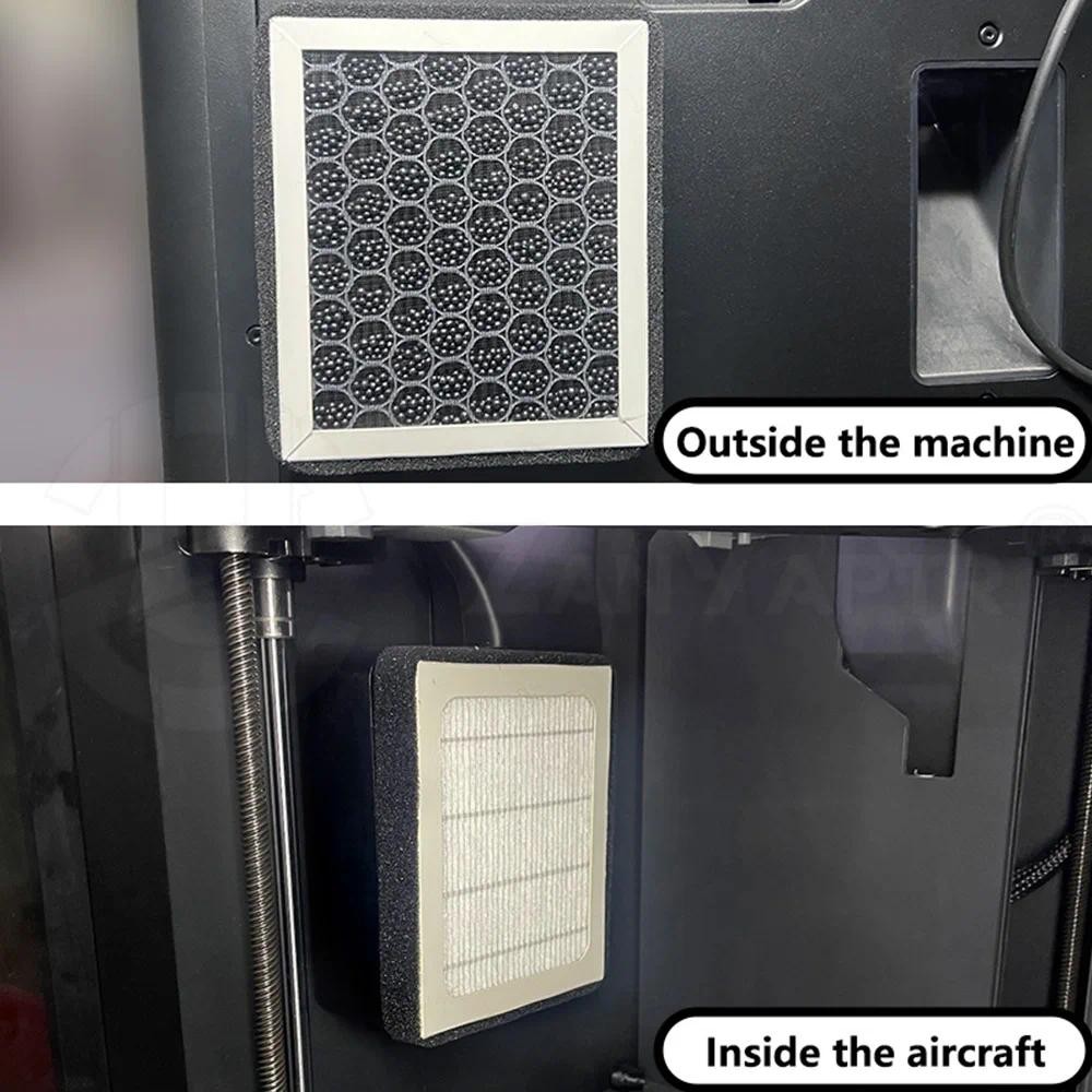 P1/X1 air filter screen HEPA activated carbon Filter toxic gases For ...