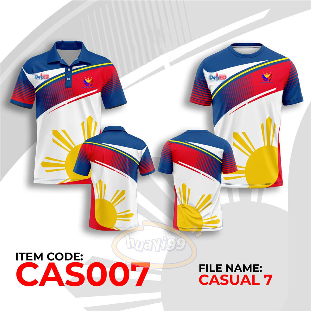 MATATAG UNIFORM SUBLIMATION CAS007 Polo Shirts High Quality Uniform ...