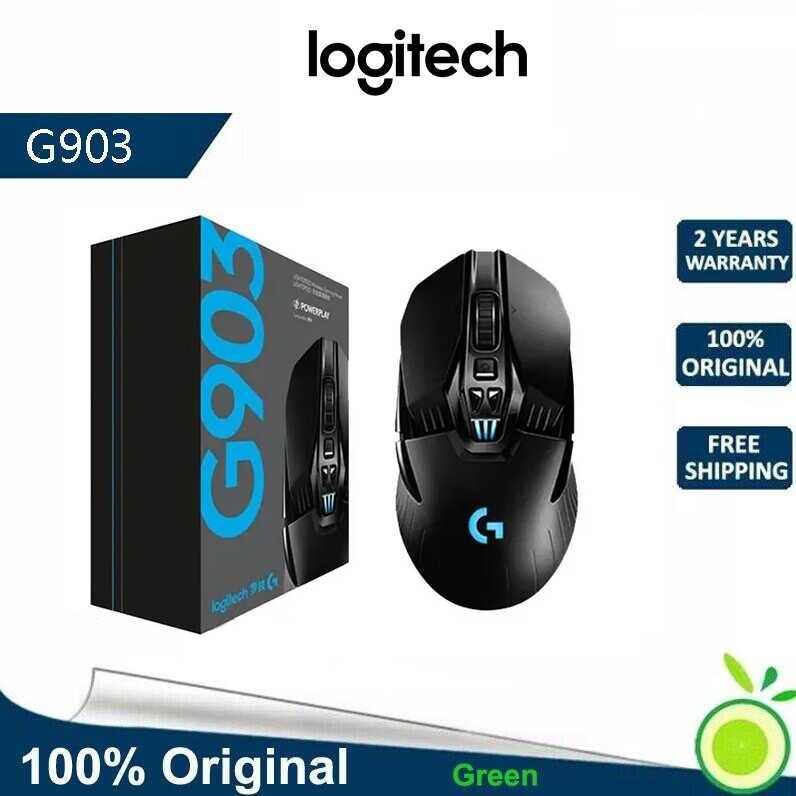 Orihinal Na Bagong Logitech G903 HERO LIGHTSPEED Gaming RGB 16000Dpi Gamer Upgrade Wireless ...