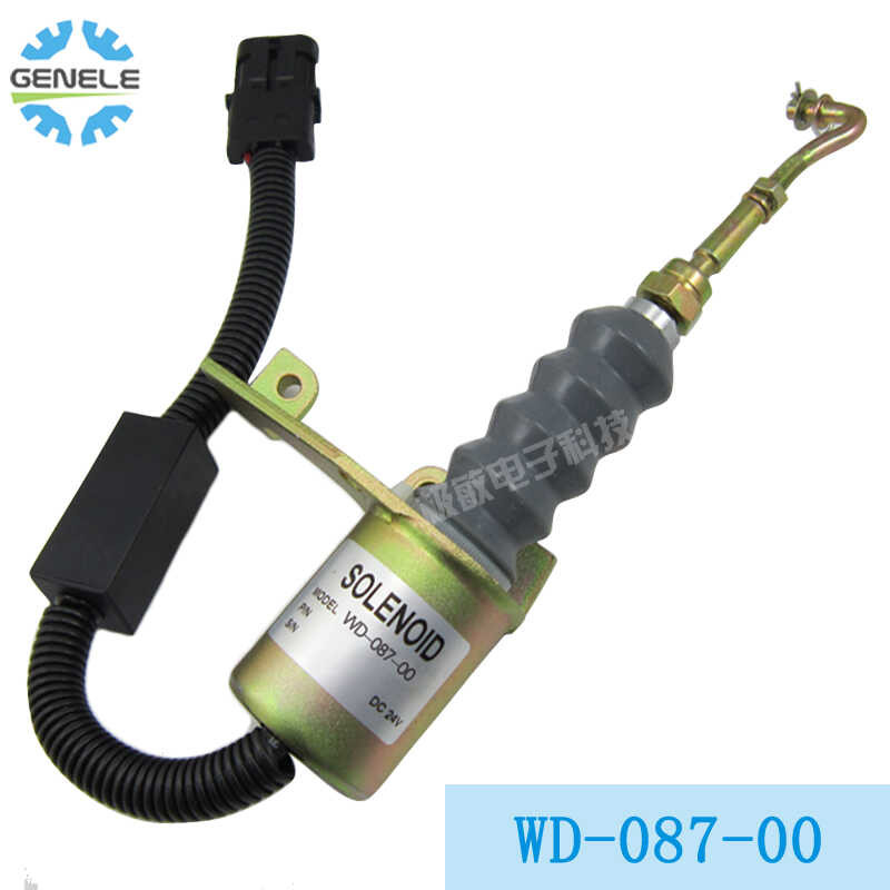 Diesel generator set shutdown engine fuel cut-off valve solenoid valve ...