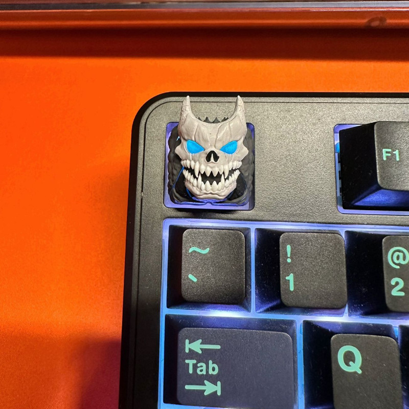 KAIJU NUMBER EIGHT Keycap Cute Cartoon MX Switch Mechanical Keyboard ...