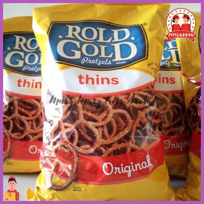 ⭐ ﹊ ♒ Rold Gold Original Thins Pretzels Biscuits Big PRODUCT OF USA ...
