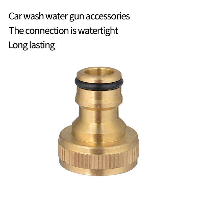 Brass 1/2" 3/4“ 1“ Thread Quick Connector Faucet Nozzle Adapter Drip ...