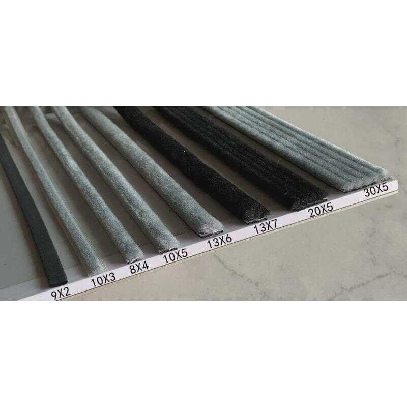 Widening cabinet door self-adhesive wool strip aluminum frame thin ...