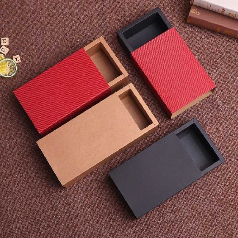 Delicate Drawer Display Boxes, Clear PVC Window, Wedding Party Gift ...