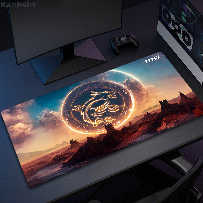 M-Msi Pad Gaming Desk Accessories Mousepad Gamer Deskmat Anime Cute ...