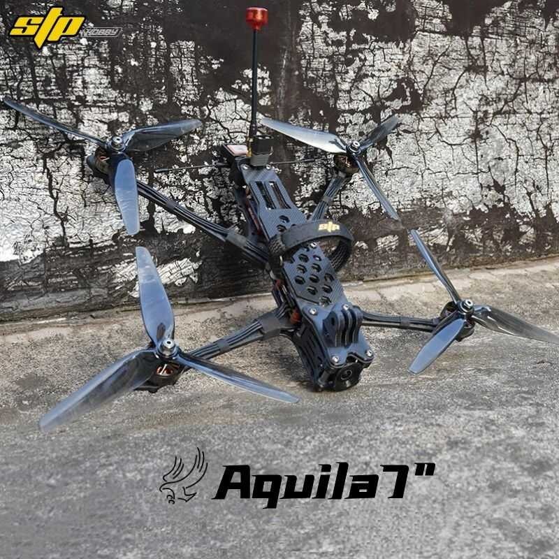STP Aguila 7 Inch Carbon Fiber Frame Kit Long range For / CADDX DIgital ...