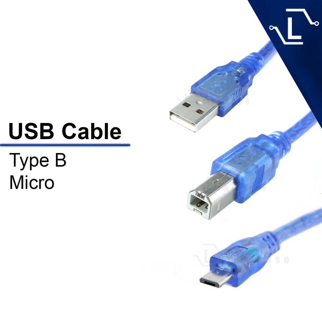 [Luminense] USB Type B USB Micro Arduino USB Cable Printer Cable ...