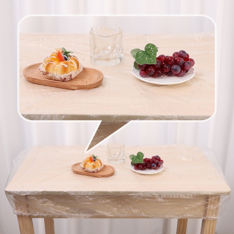 Waterproof, Oil-proof, Anti Foul - Transparent Round Plastic Table ...