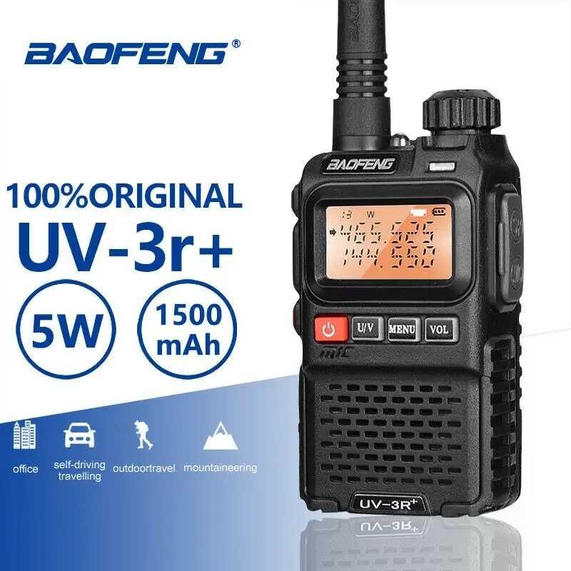 Baofeng UV-3R+ Pro Dual Band VHF/UHF UV-3R Plus Mini Walkie Talkie VOX ...
