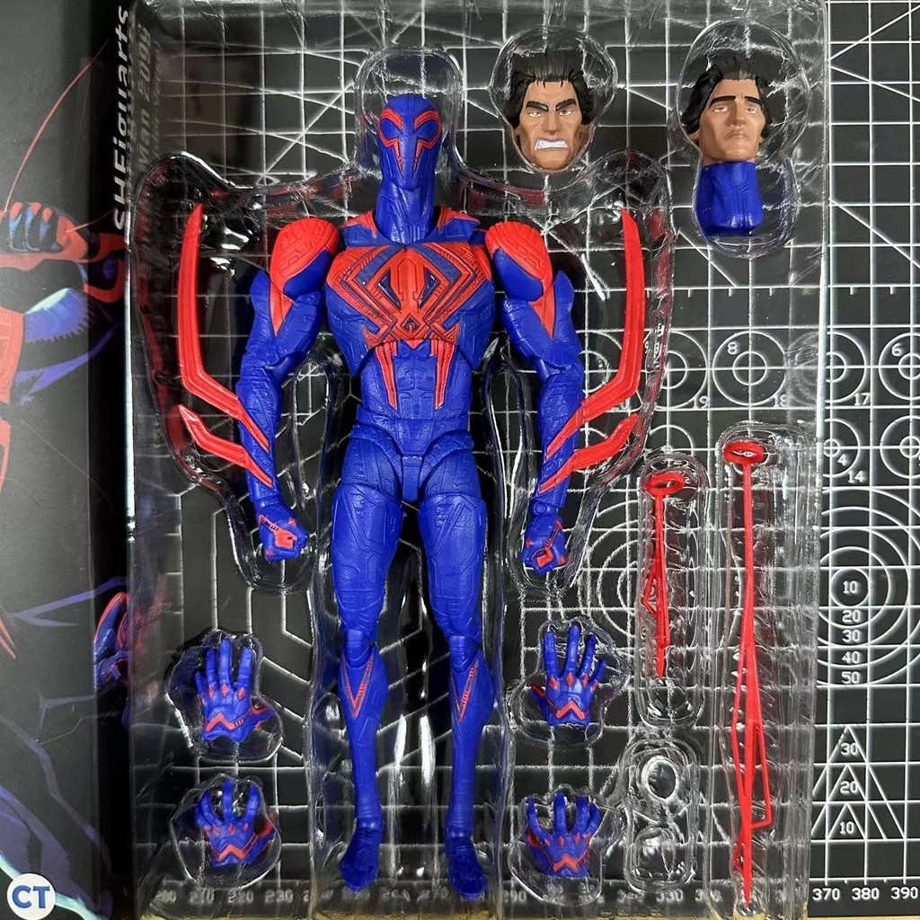 Marvel SpiderMan 2099 SHF Octopusbuster SpiderMan Miles Morales Peter ...