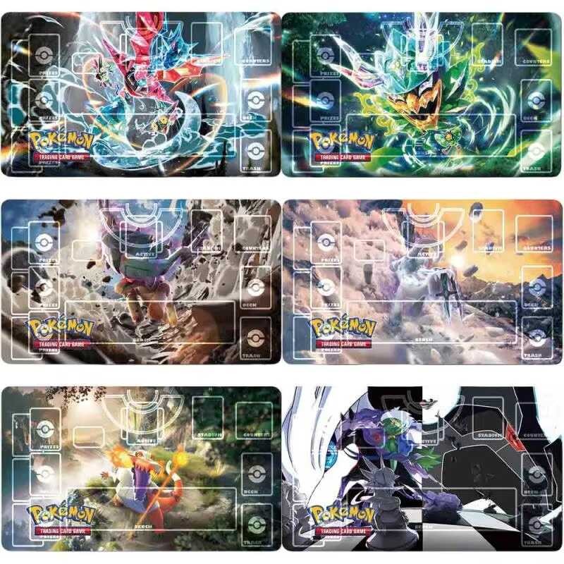 Gaming Mouse Pad Pokemon Ptcg Card Pad Tyranitar Gyarados Walking Wake ...