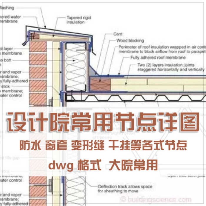 Common Node Details for Design Institutes/CAD Construction Drawings for ...