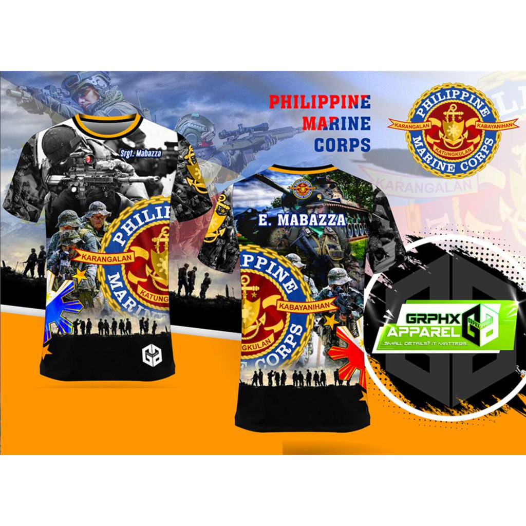 Philippine Marine Corps Customized name tactics, full quality design ...