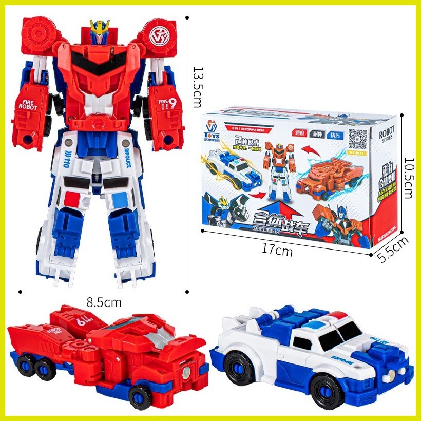 ∆ 2 in 1 Transformers Toys for boy Voltron Collision Combination Cool ...