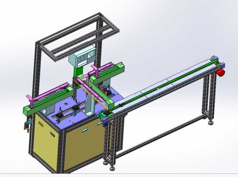 Automatic capping machine drawing 3D model CAD equipment SW machine ...