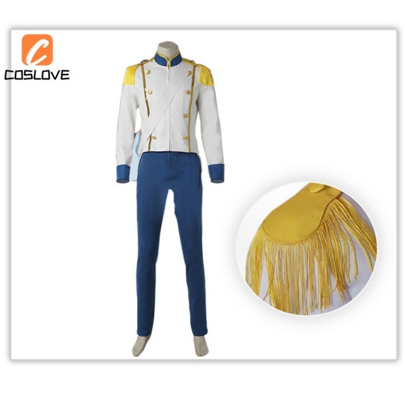 Anime Fairytale The Little Mermaid Prince Eric Cosplay Full Set Costume ...