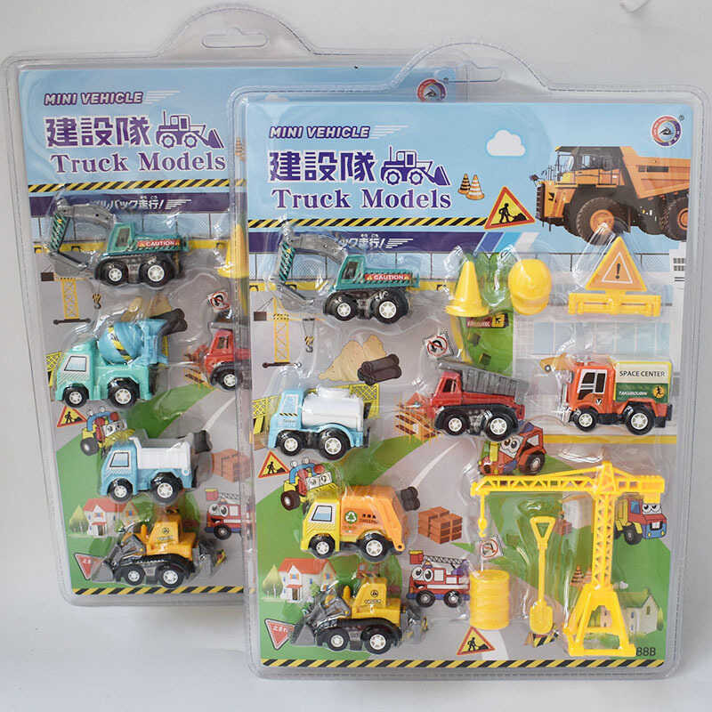 Mga Bagong Modelo Ng Plastic Engineering Fleet,Cartoon Mini Mixer Toys ...