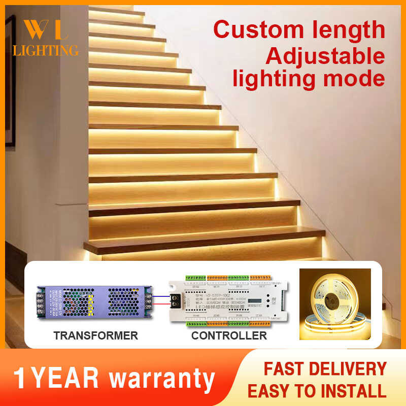 Stair Waterfall step lamp controller Inner Staircase Lights Inductive ...