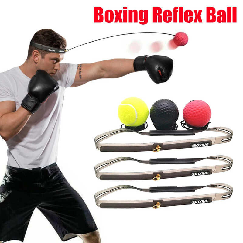 Boxing Reflex Speed Punch Ball Boxing Rubber Balls For Age Reaction ...