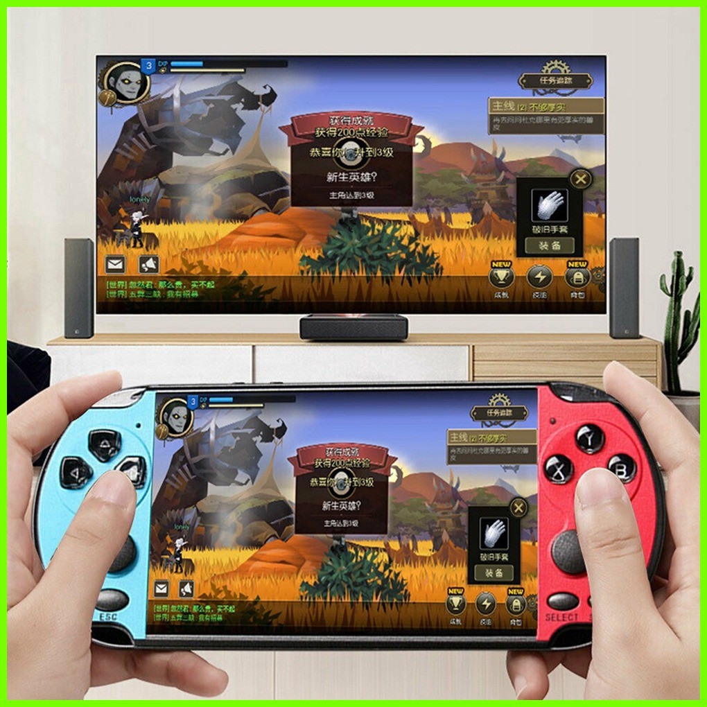 ♂ NEW 2024 PSP X7 Game Console Handheld PSP Games Player Built-in 3000 ...
