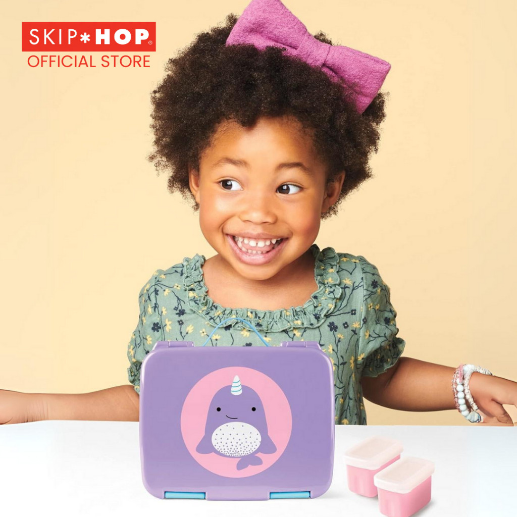 ☃ ☪ ♞Skip Hop ZOO Bento Lunch Box- Narwhal | Shopee Philippines