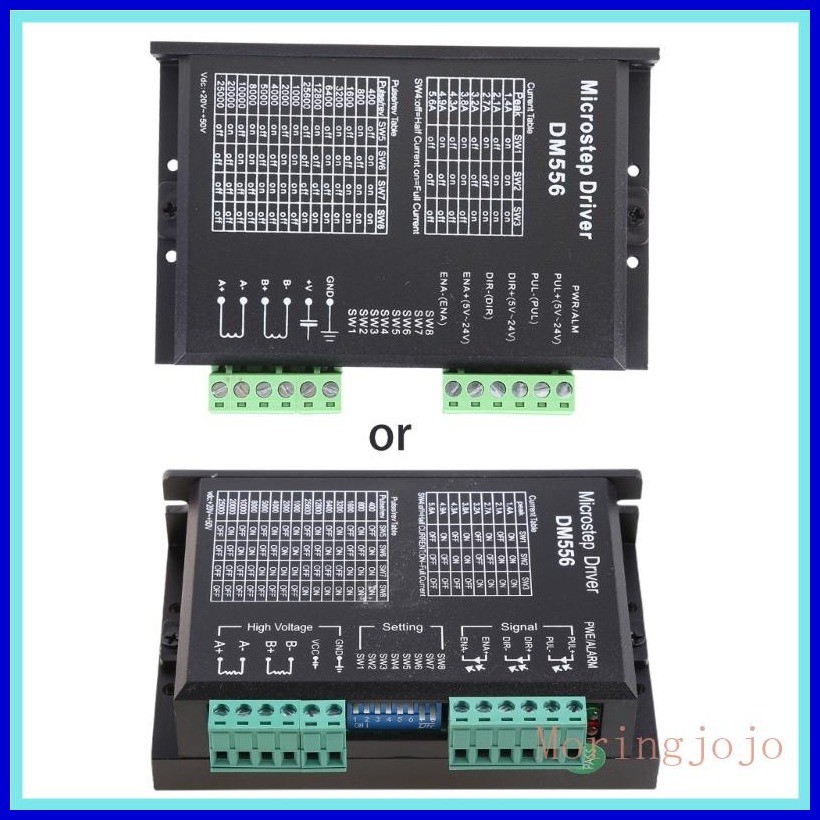 JoJo DM556 2 Phase Digital Stepper Motor Controller 42 57 86 Stepper Motor Driver #RO | Shopee ...