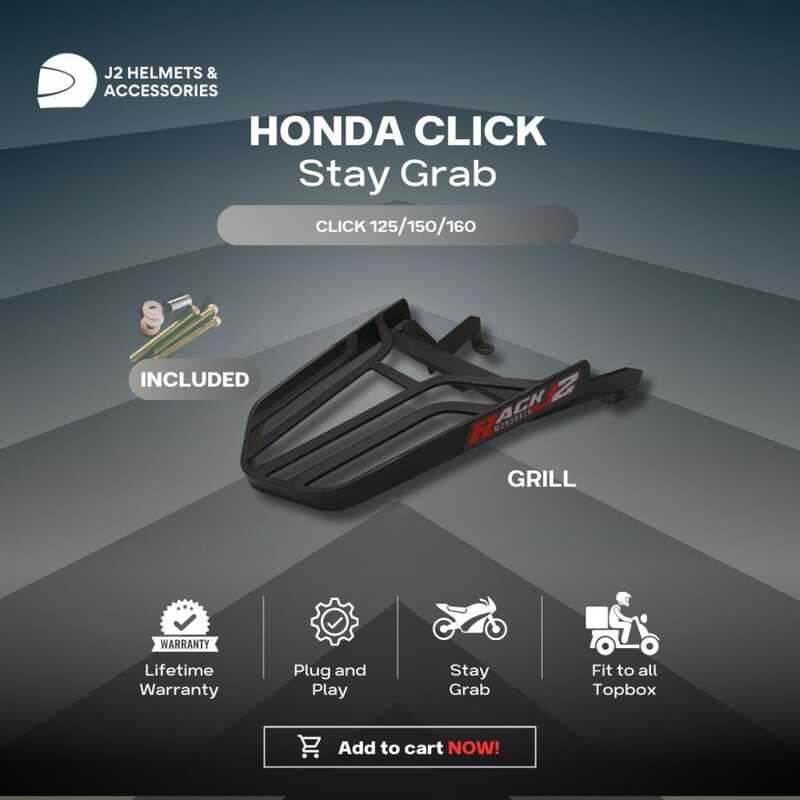 Monorack Rack Bracket For Honda Click 125I/150/160 V1/V2/V3/V4 Stay ...