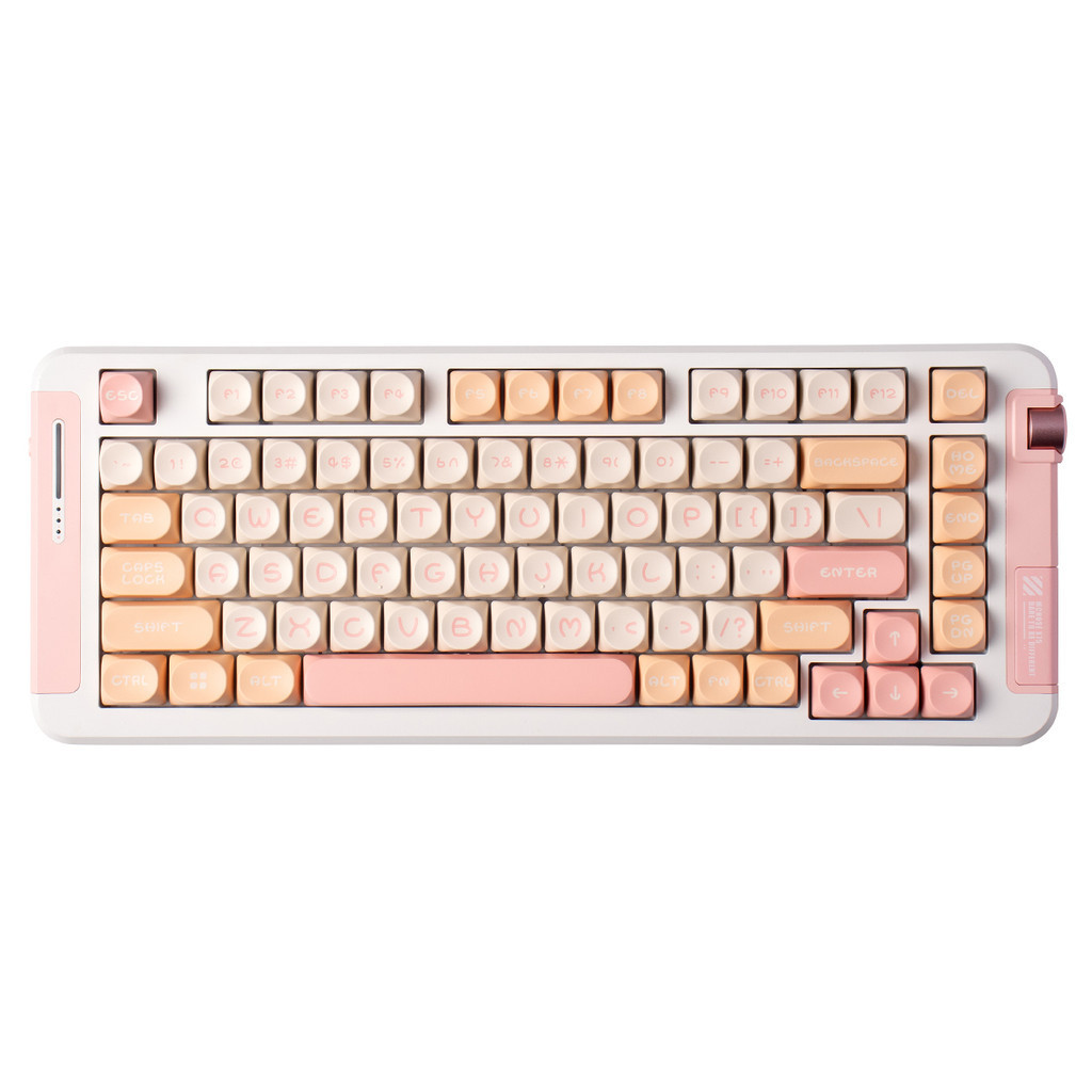 130 Keys Peach Pink keycaps PBT MOA profile keycap set For mx switch ...