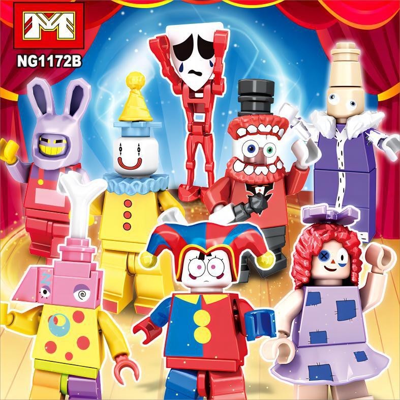 New Magical Digital Circus Building Block Assembled Doll THE AMAZING ...