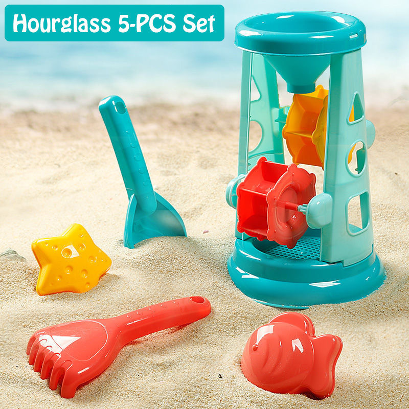 Children's Beach Toys Seaside Toys Castle Bucket Sand Toys Stroller ...