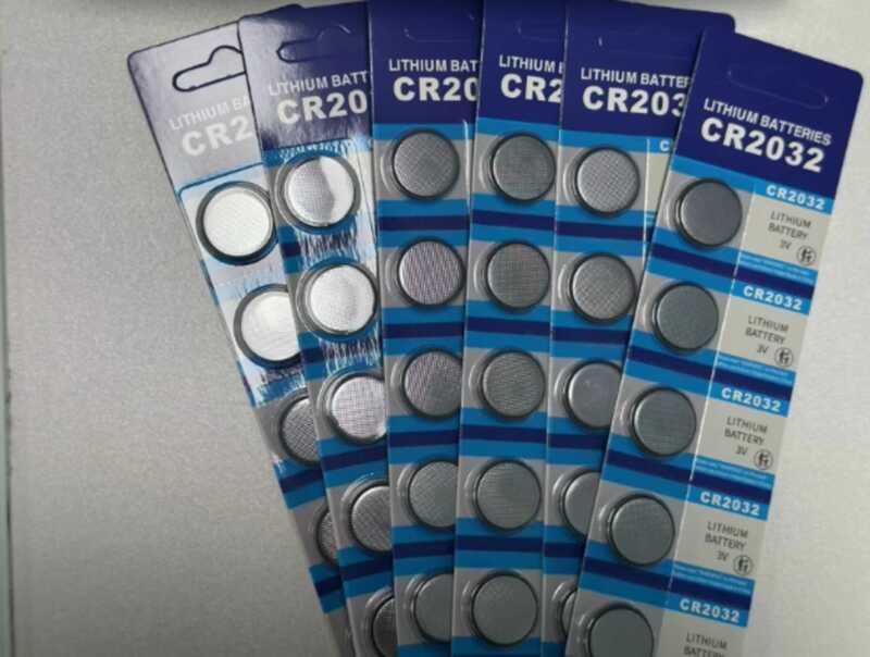 CR2032 packaging 3V button battery 2032 motherboard battery electronic ...