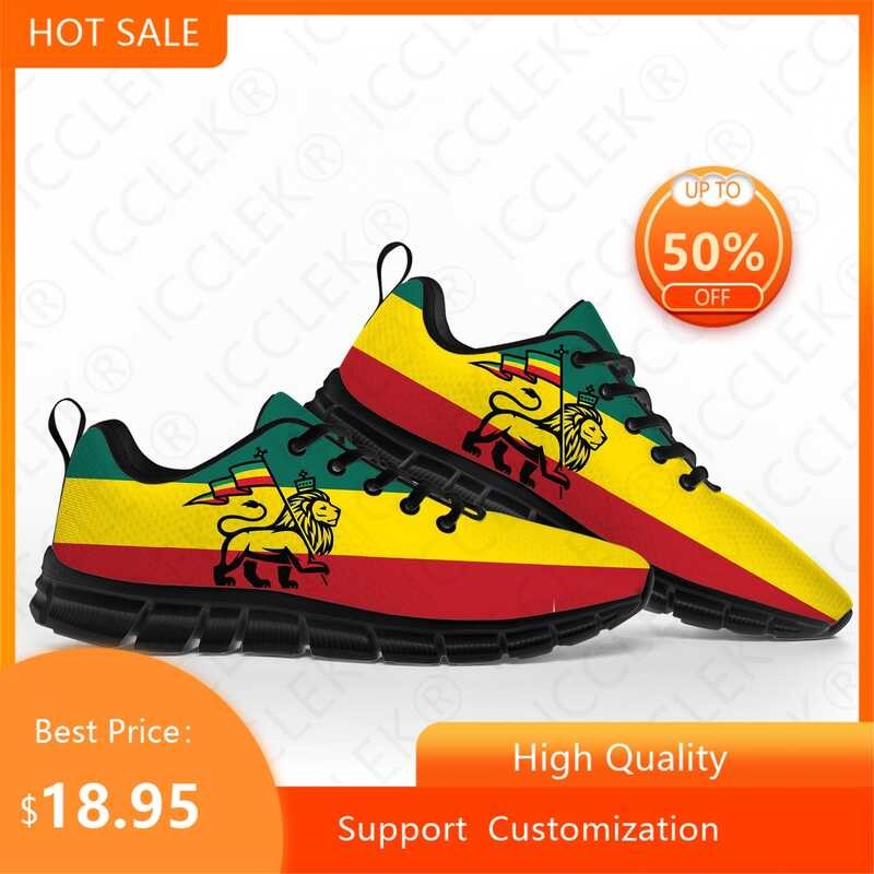 Rastafarian Rae Rasta Rastafari Lion of Judah Sports Shoes Mens Womens ...