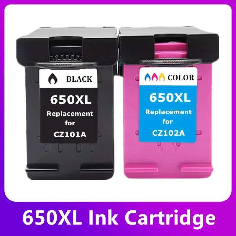 Tt Kompatible 650Xl Ink Cartridge Replacement HP 650 Hp650 XL Para Sa ...