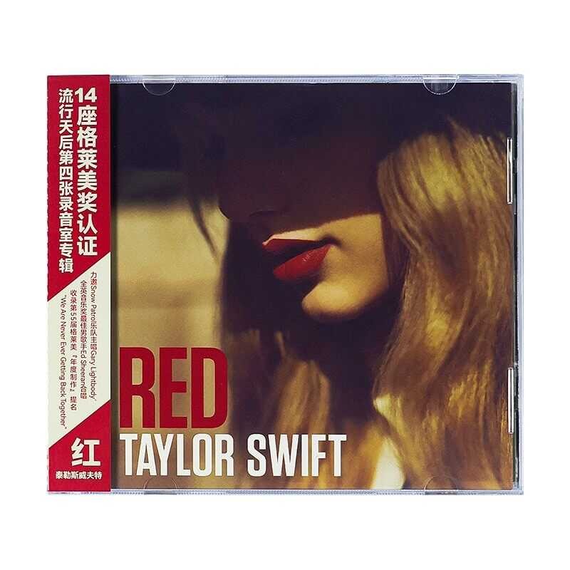 Authentic Taylor Swift Album Red 2024 Edition CD+Lyrics | Shopee ...